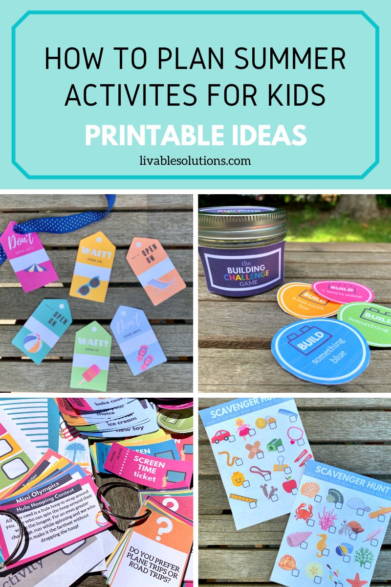 How to Plan Summer Activities for Kids - Livable Solutions